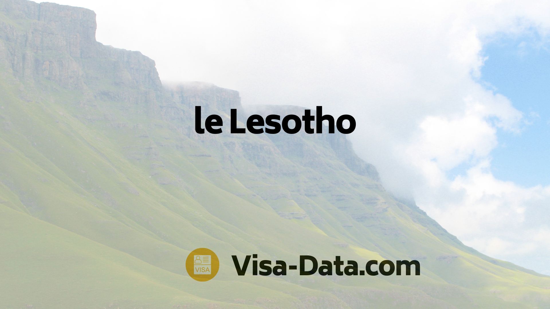 VISA au Lesotho – Visa-Data